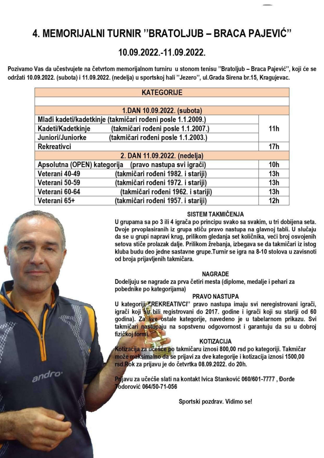 Memorijalni turnir Bratoljub Braca Pajevic